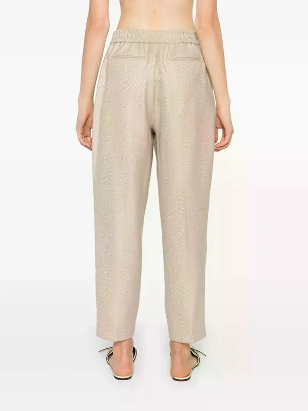 PT TORINO Virgin Wool Herringbone Trousers
