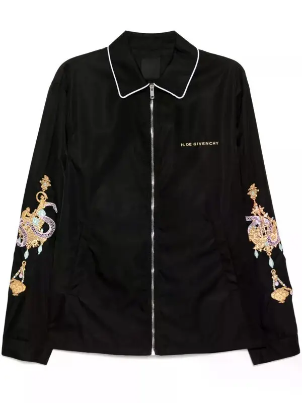 Givenchy Embroidered Zipped Pouch Jacket