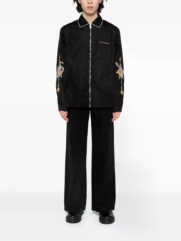 Givenchy Embroidered Zipped Pouch Jacket