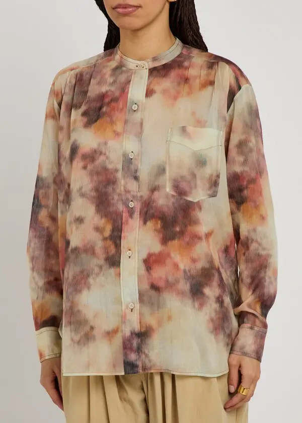 Isabel Marant Étoile Printed Cotton Blouse