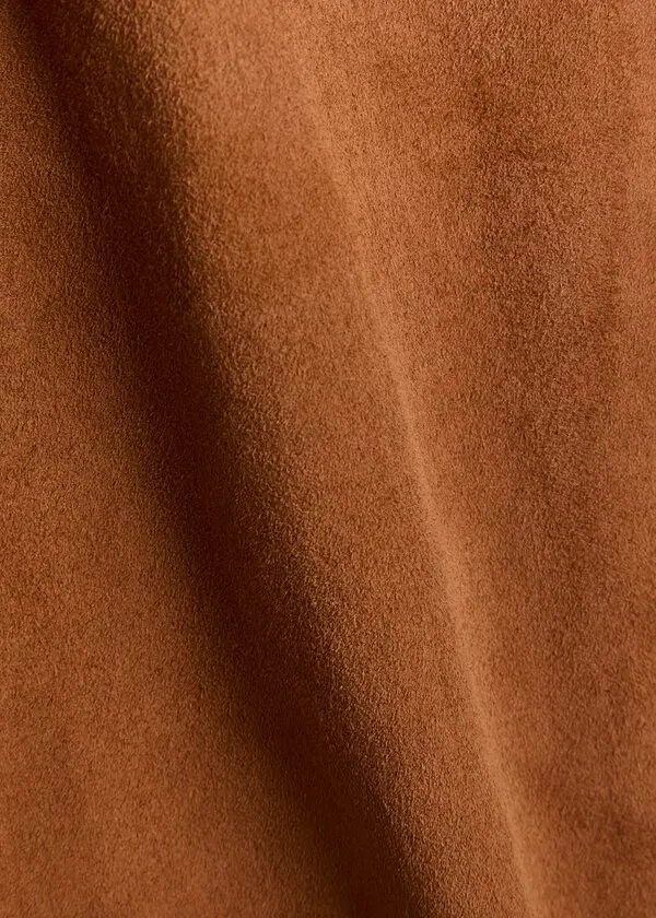 Stouls Suede T-shirt - Tan