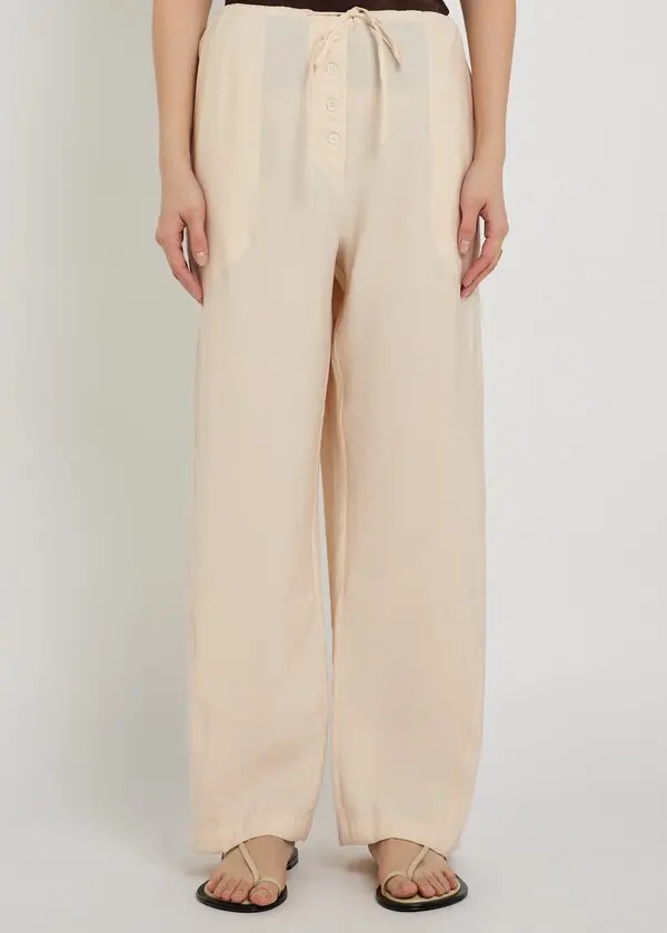 Studio Nicholson Drawstring Straight-leg Trousers
