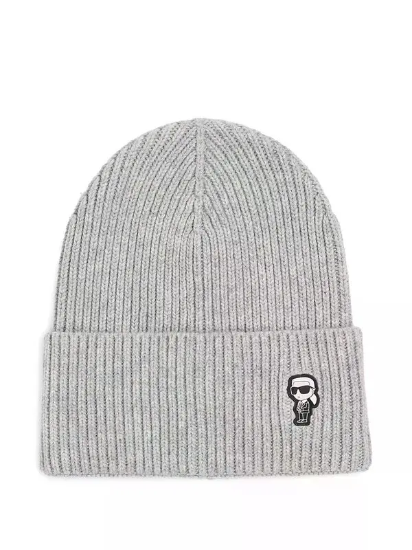 Karl Lagerfeld K/ikonik 2.0 Beanie - Grey