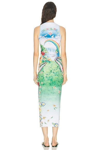 Casablanca Aloha Midi Tank Dress