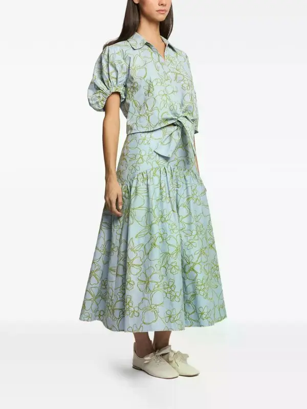 Cinq À Sept Zoanne Floral Print Shirt
