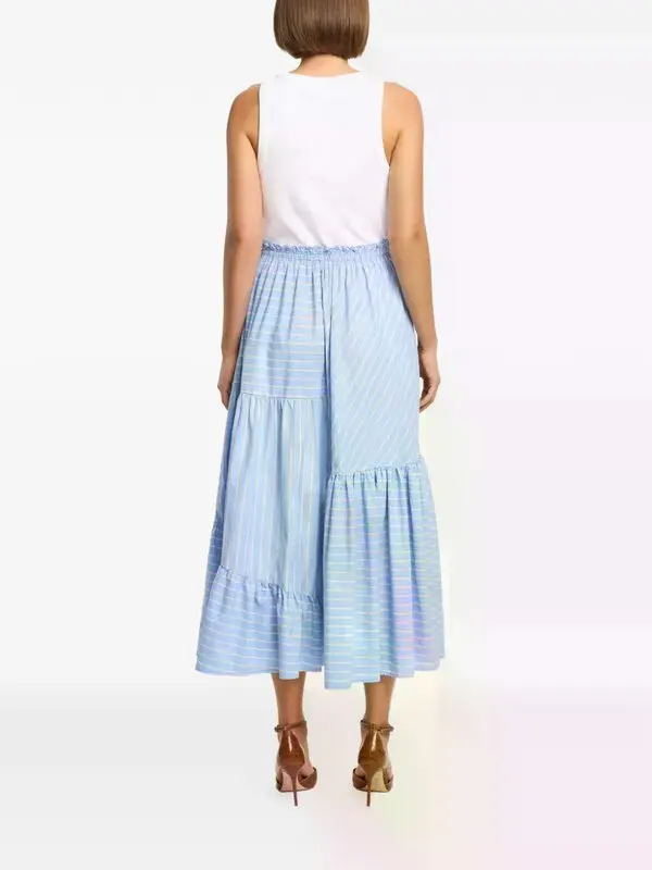 Cinq À Sept Robyn Striped Midi Dress