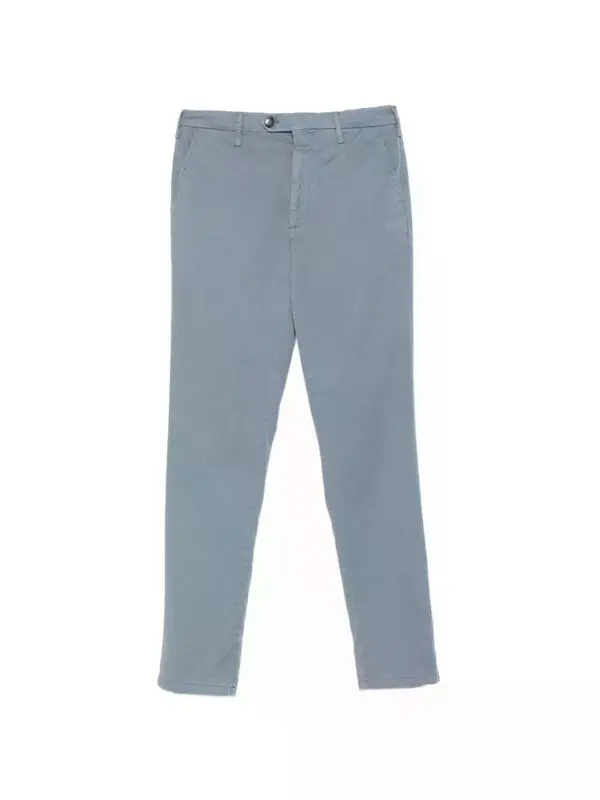 Canali Button Chinos - Blue