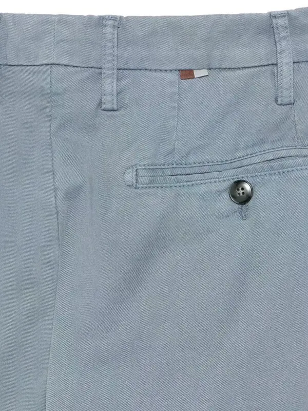 Canali Button Chinos - Blue