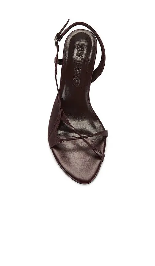 By Far Sierra Slingback Heel - Wine