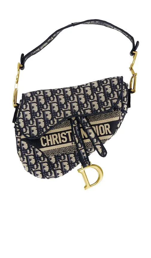 FWRD RENEW Dior Trotter Oblique Saddle Bag