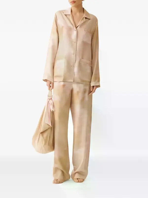 Fabiana Filippi Pocket Tie-dye Top - Neutrals