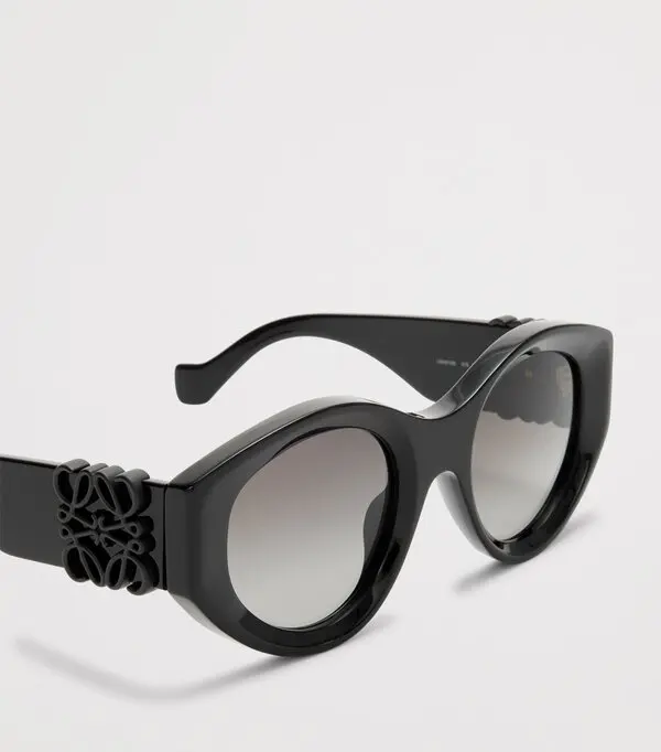 Loewe Maxi Anagram Butterfly Sunglasses - Black