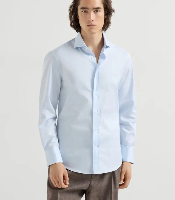 Brunello Cucinelli Cotton Slim Shirt