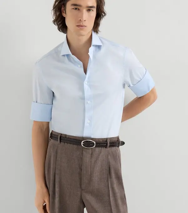 Brunello Cucinelli Cotton Slim Shirt
