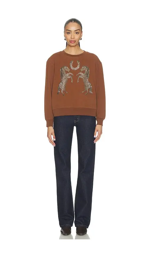 ALLSAINTS Luck Pippa Sweater - Cognac