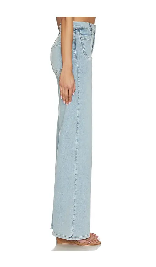 FRAME Le Slim Palazzo Modernist Pocket Long Jeans