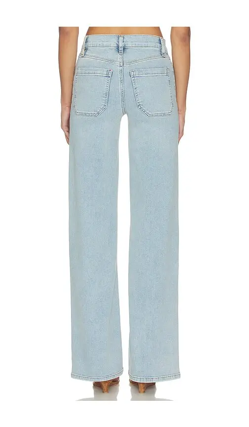 FRAME Le Slim Palazzo Modernist Pocket Long Jeans