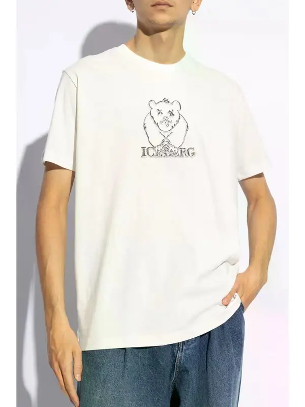 Iceberg Bear Embroidery T-shirt