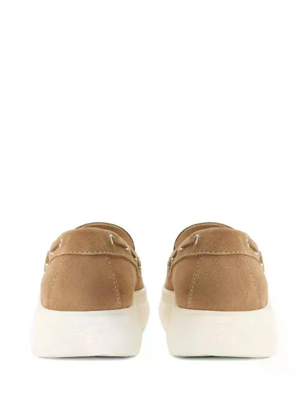 GIUSEPPE ZANOTTI Conley Loafers With Signature Detail - Neutrals