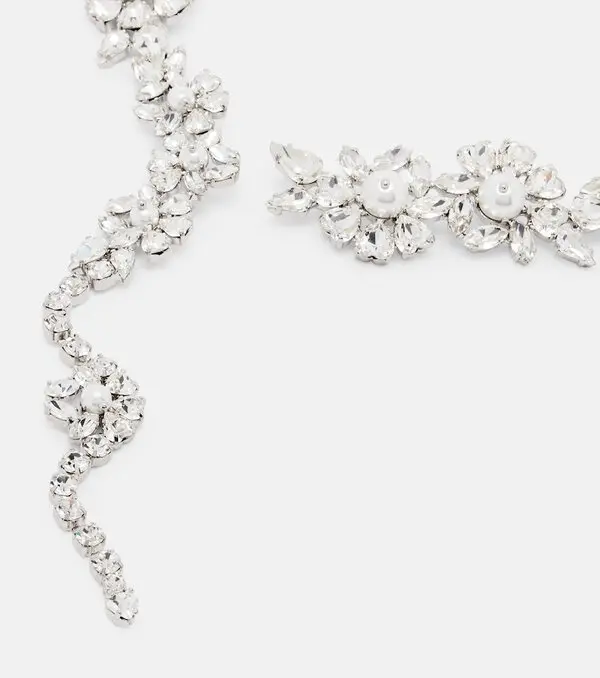 Simone Rocha Fragment Heartbloom Embellished Necklace