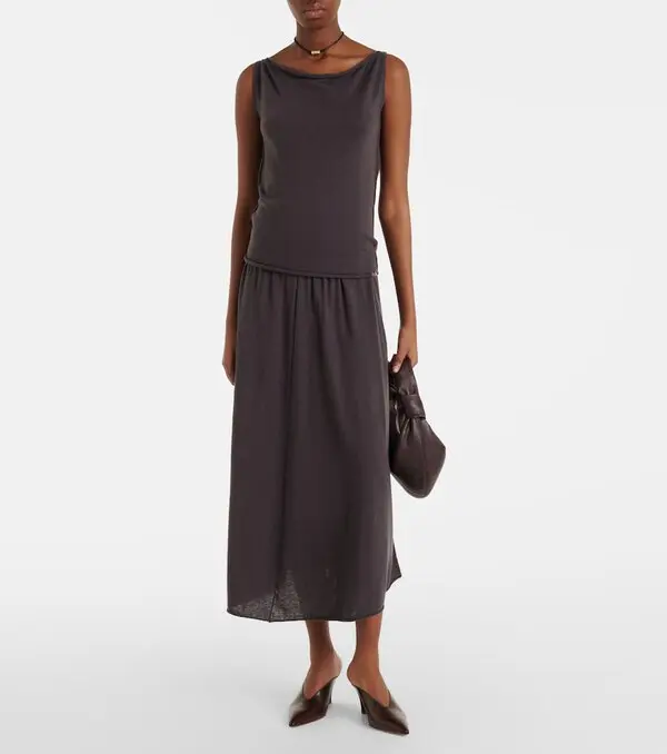 Extreme Cashmere N°469 Breeze Wool And Cashmere Top