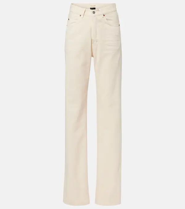 Saint Laurent High-rise Wide-leg Jeans