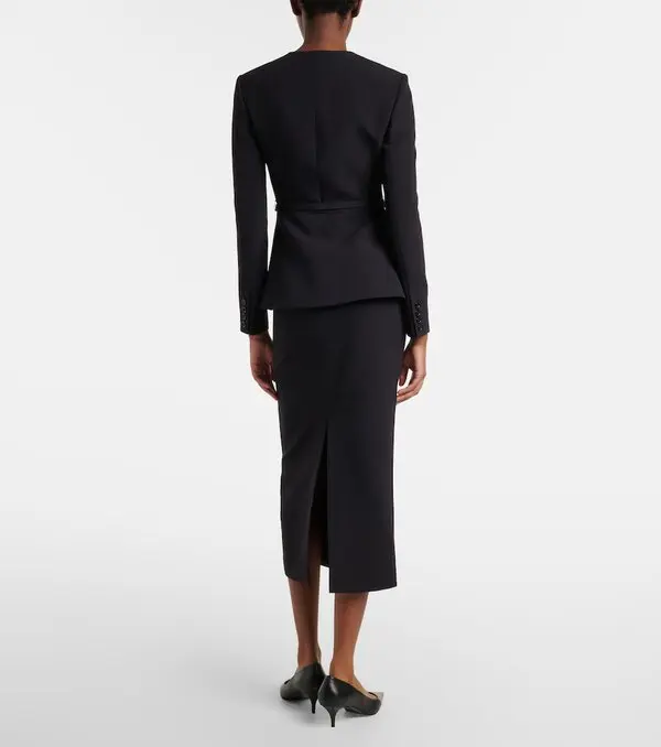 Roland Mouret Crepe Pencil Skirt
