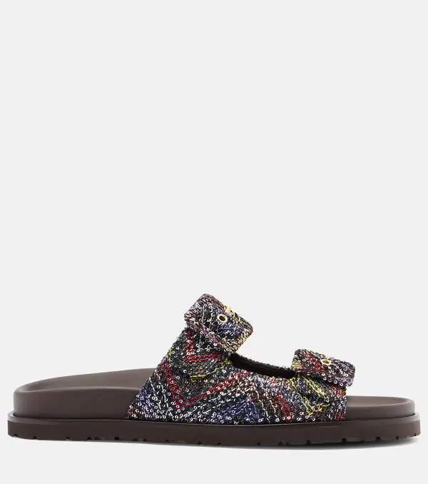 Missoni Sequined Sandals
