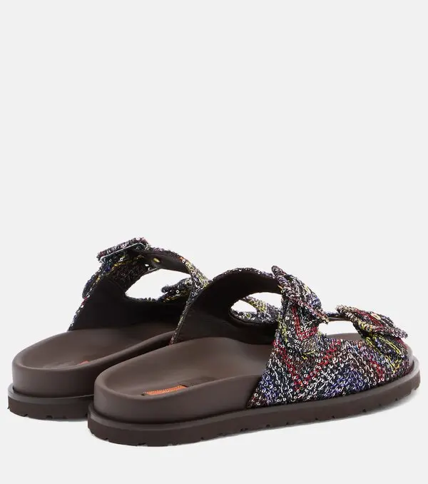 Missoni Sequined Sandals