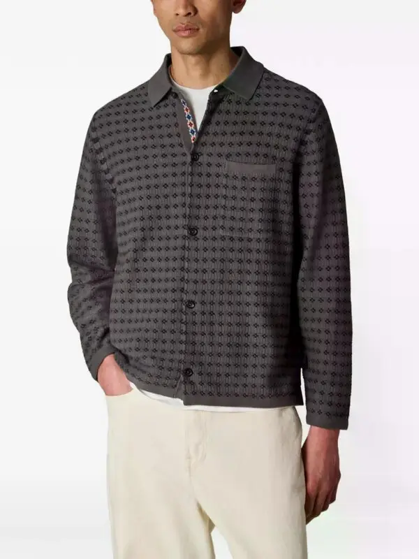 Paul Smith Patterned Knitted Shirt