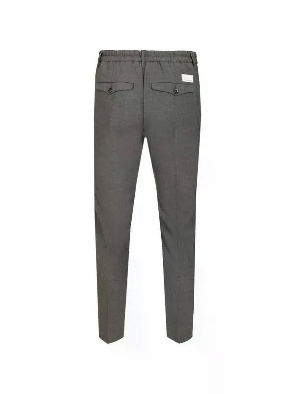 NINE:INTHE:MORNING Elasticated Waist Straight-leg Trousers