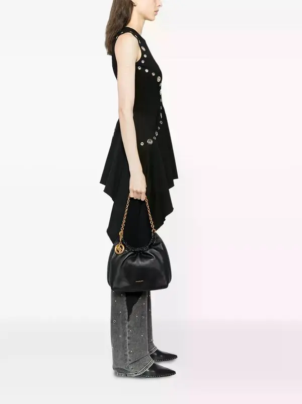 Michael Kors Medium Indie Shoulder Bag With Chain Strap - Black