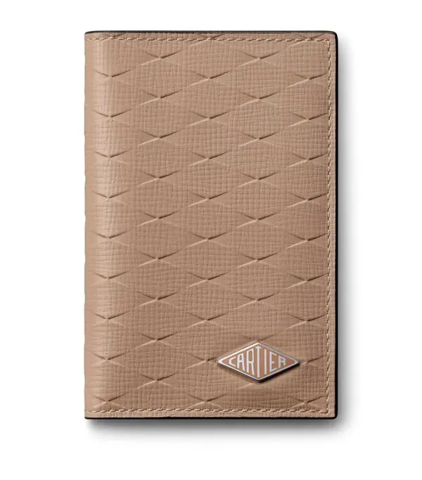 Cartier Leather Losange Card Holder - Beige