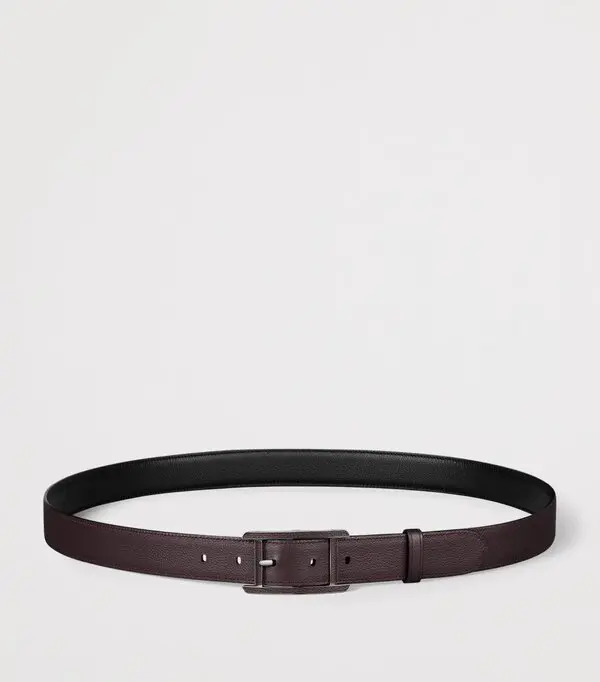 Cartier Tank De Reversible Leather Belt
