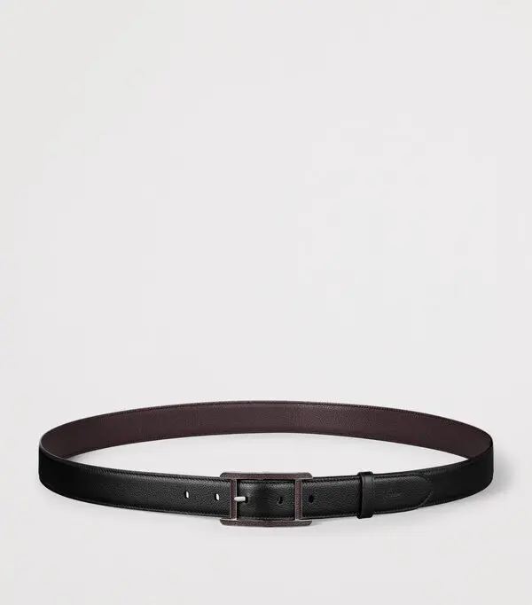Cartier Tank De Reversible Leather Belt