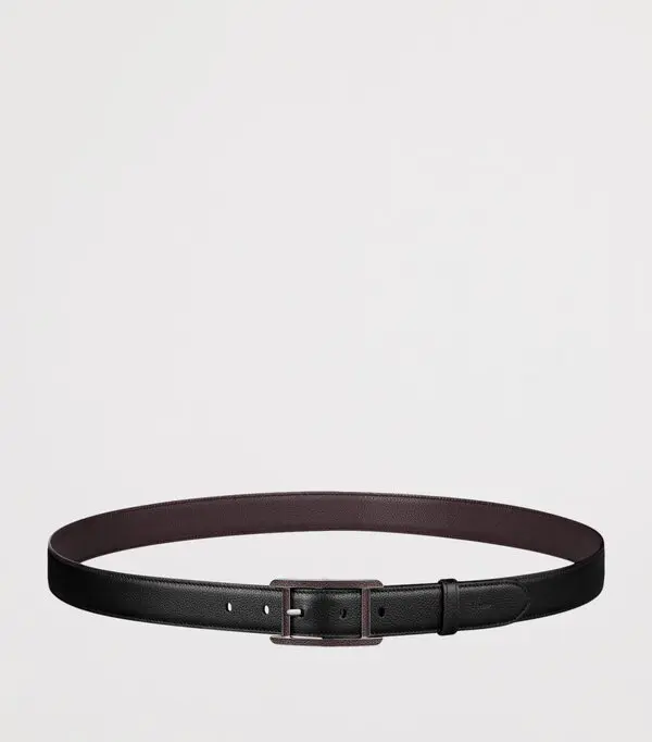 Cartier Tank De Reversible Leather Belt