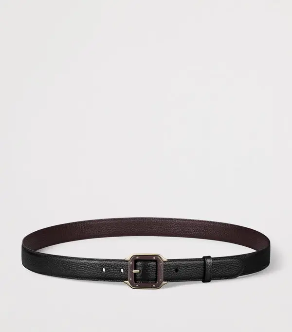 Cartier Santos De Reversible Leather Belt