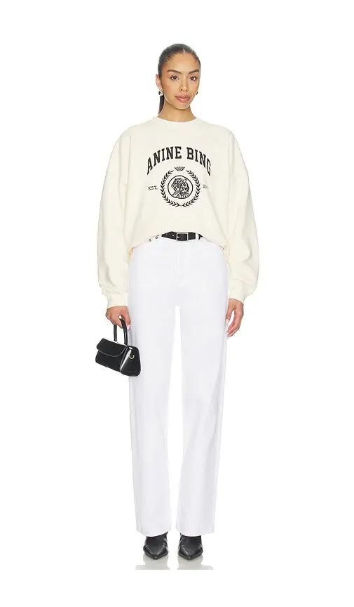 ANINE BING Miles Collegiate Sweatshirt