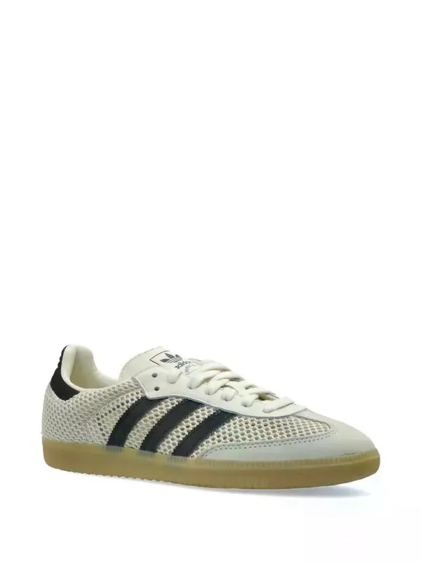 Adidas Samba Striped Lace-up Sneakers