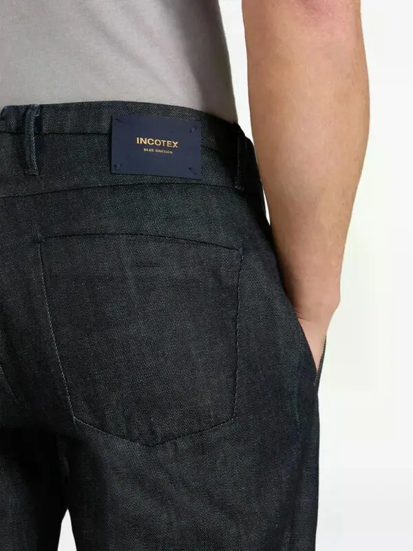 SLOWEAR Pleated Five-pocket Jeans