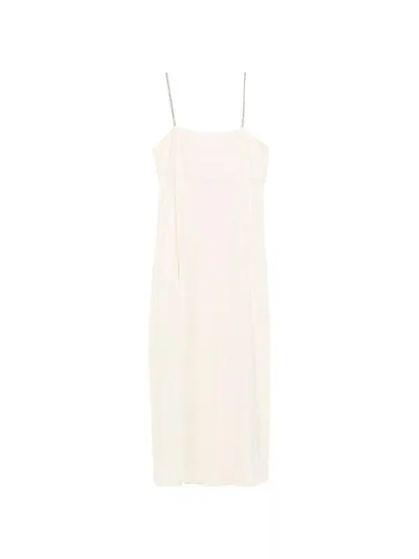 Peserico Satin Midi Dress - Neutrals