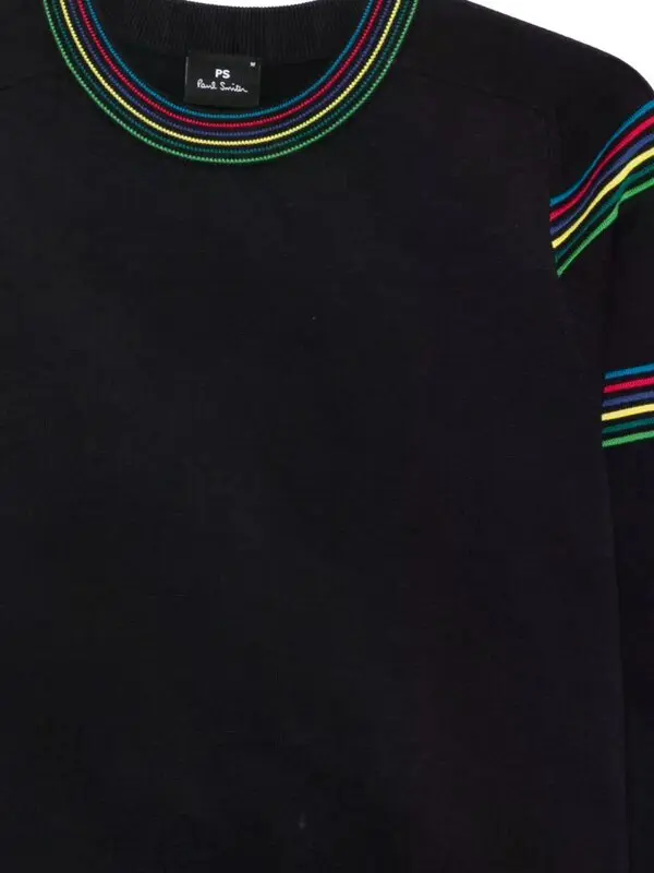 Paul Smith Striped Trim Sweater