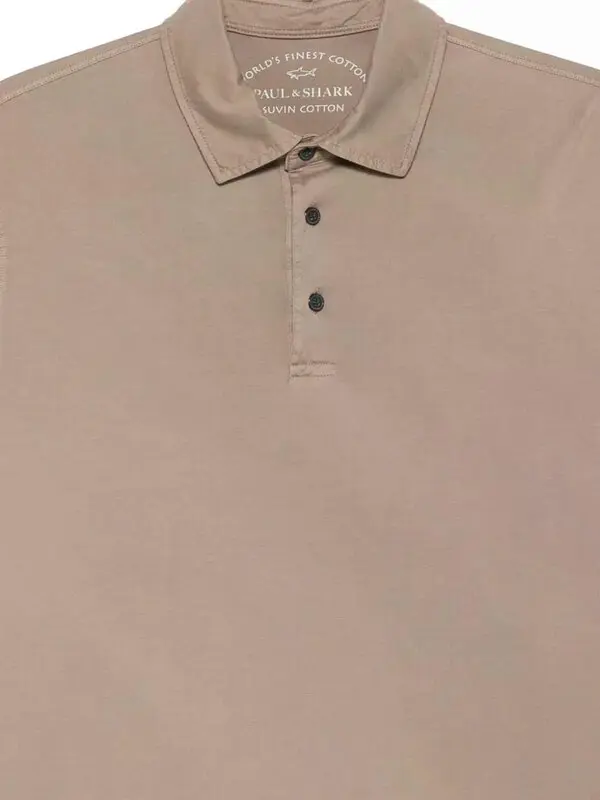 Paul & Shark Buttoned Short-sleeve Polo Shirt
