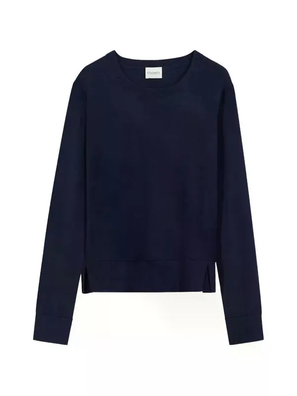 Closed Long-sleeve Crew-neck Sweater