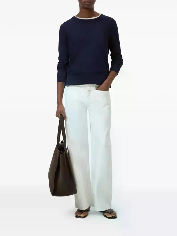 Closed Long-sleeve Crew-neck Sweater