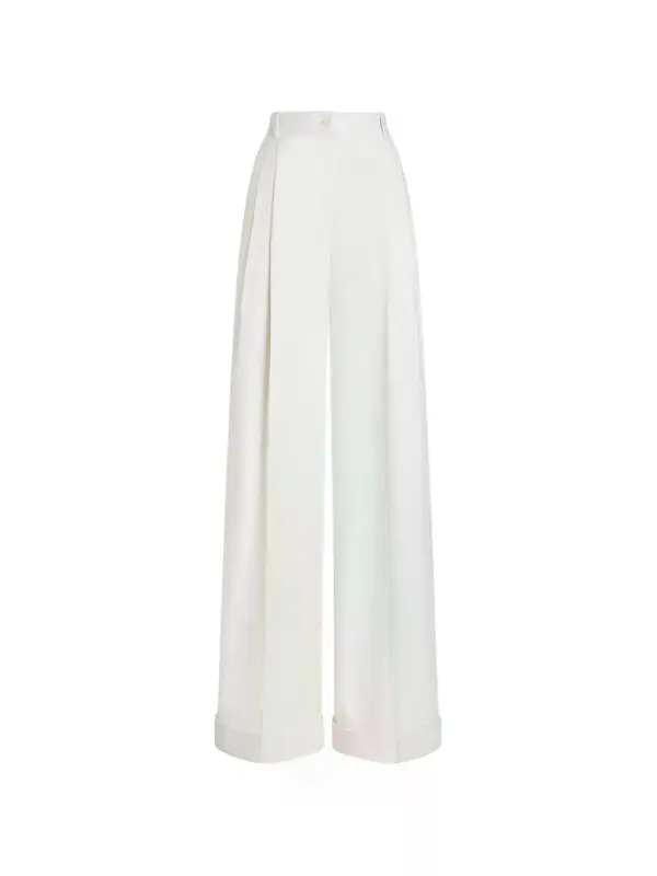 Dolce & Gabbana Cashmere Trousers - White