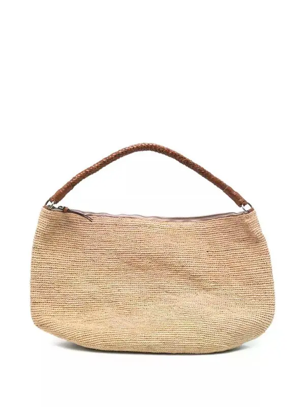 IBELIV Utopia Crocheted Raffia Shoulder Bag - Neutrals