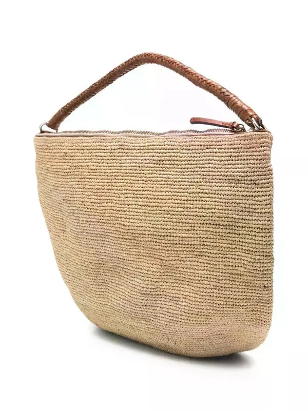 IBELIV Utopia Crocheted Raffia Shoulder Bag - Neutrals
