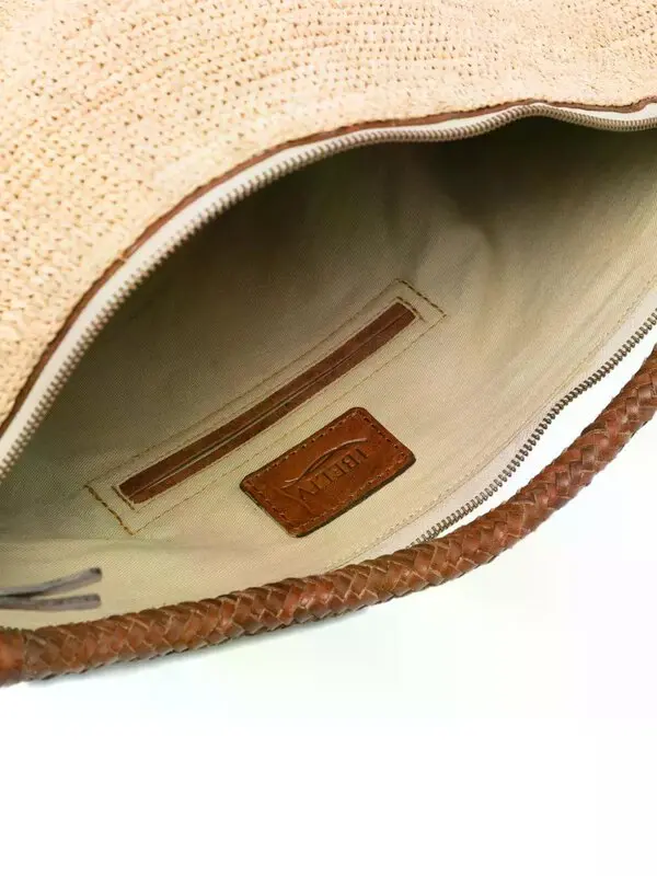 IBELIV Utopia Crocheted Raffia Shoulder Bag - Neutrals