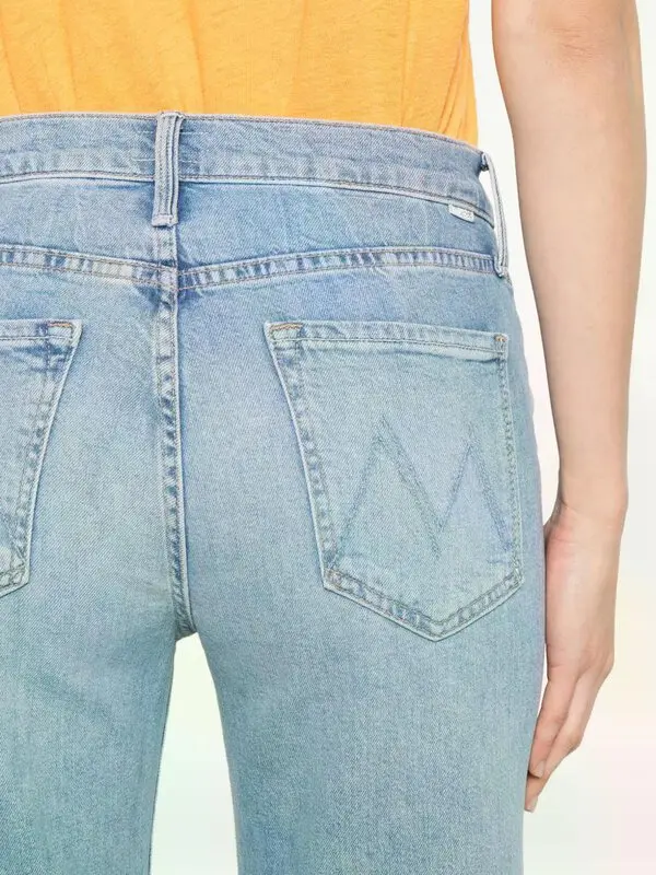 MOTHER Rambler Mid-rise Raw-cut Jeans